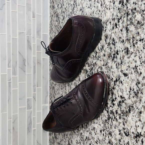 Allen Edmonds | Shoes | Burgundy Allen Edmonds Cap Toe Oxford Dress ...